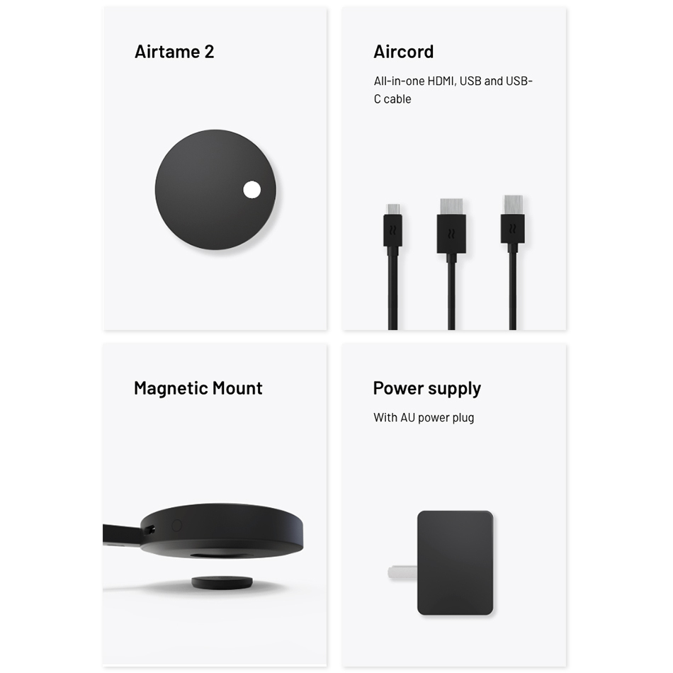 Airtame 2 - Wireless Screen Share / HDMI Adapter Dongle